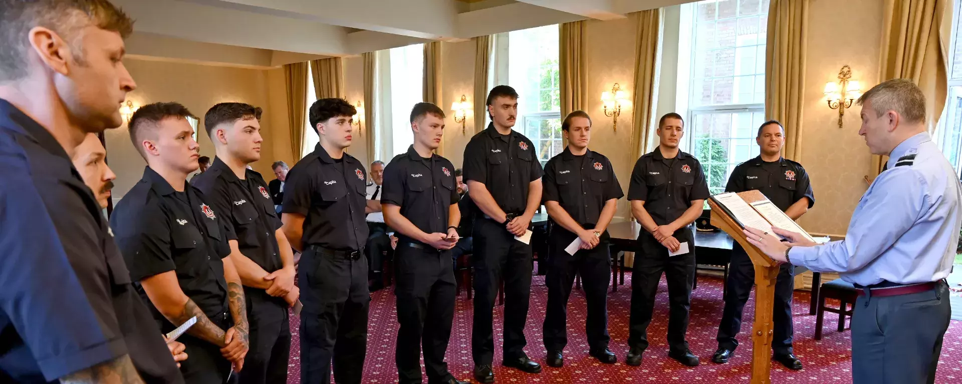 First Sponsored Reserve firefighters attested into the RAF | Capita news